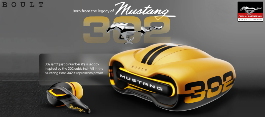 Boult x Mustang Torq TWS Earbuds - Day-Technology.com